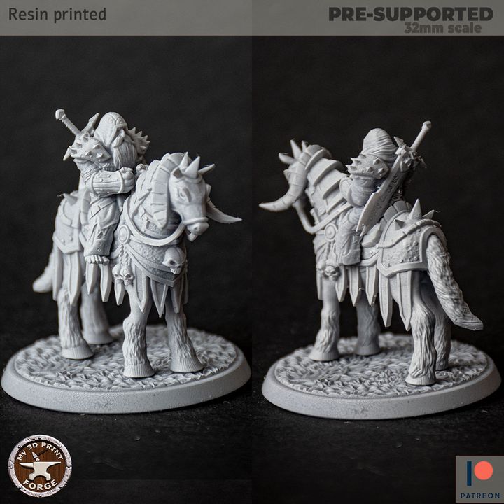 3D Printable Death Knight Dwarf 3 models by My3DPrintForge
