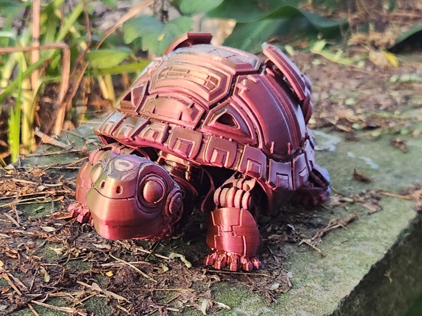 3D Printable RoboTortoise, Articulated fidget, Print-In-Place, Cute ...