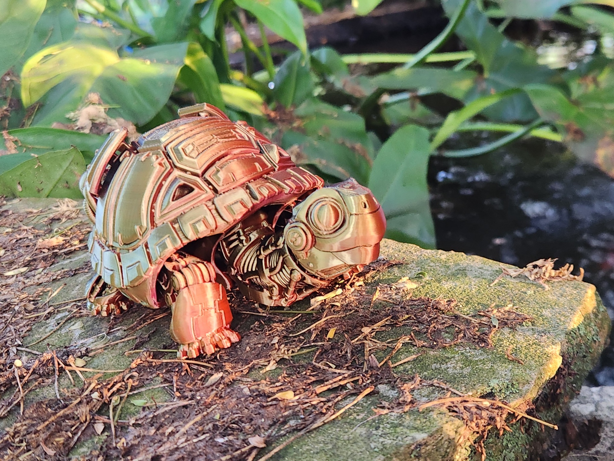 3D Printable RoboTortoise, Articulated fidget, Print-In-Place, Cute ...