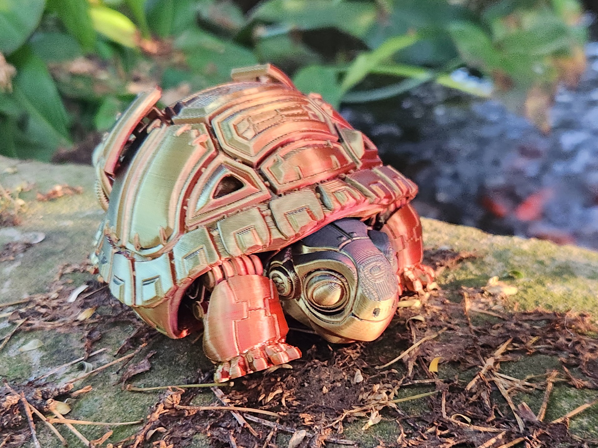 3D Printable RoboTortoise, Articulated fidget, Print-In-Place, Cute ...