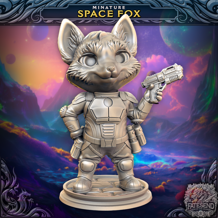 3D Printable Space Fox by FatesEnd