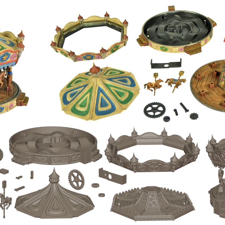 3D Printable Carousel by Dani Amengual