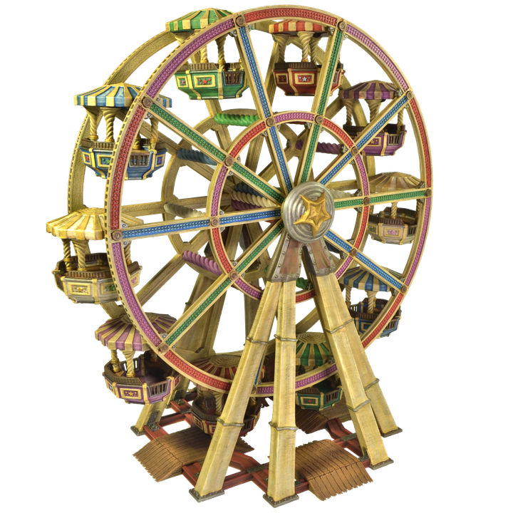3D Printable Ferris Wheel by Dani Amengual