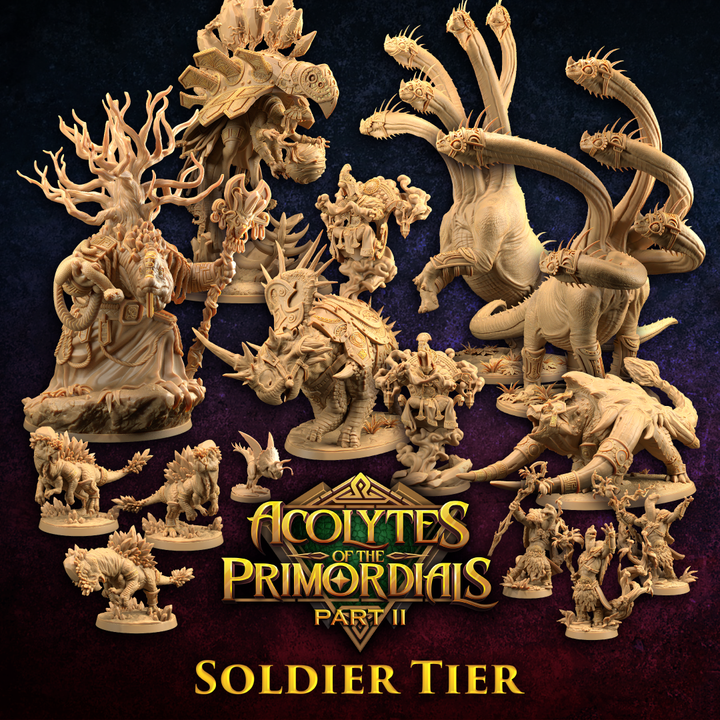 3D Printable Acolytes of The Primordials Pt. 2 Army | Soldier Tier ...