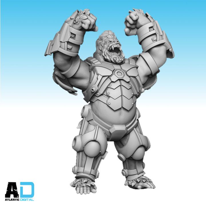 3D Printable Free Agents: Silverbacks by Wargames Atlantic