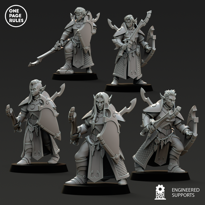 3D Printable High Elf Fleets - Release #4 by One Page Rules