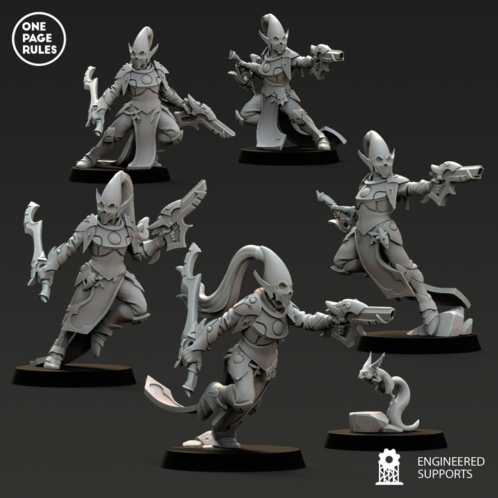 3D Printable High Elf Fleets - Release #4 by One Page Rules