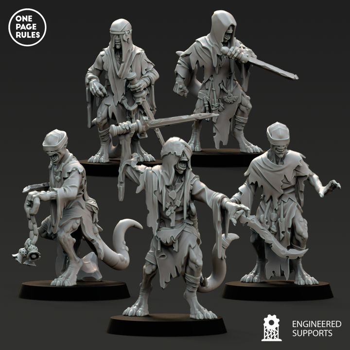 3D Printable Shadow Stalkers - Release #1 by One Page Rules