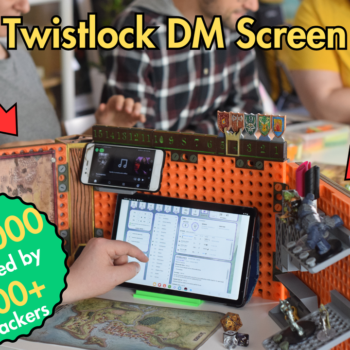 3D Printable Twistlock DM Screen by WyldForm