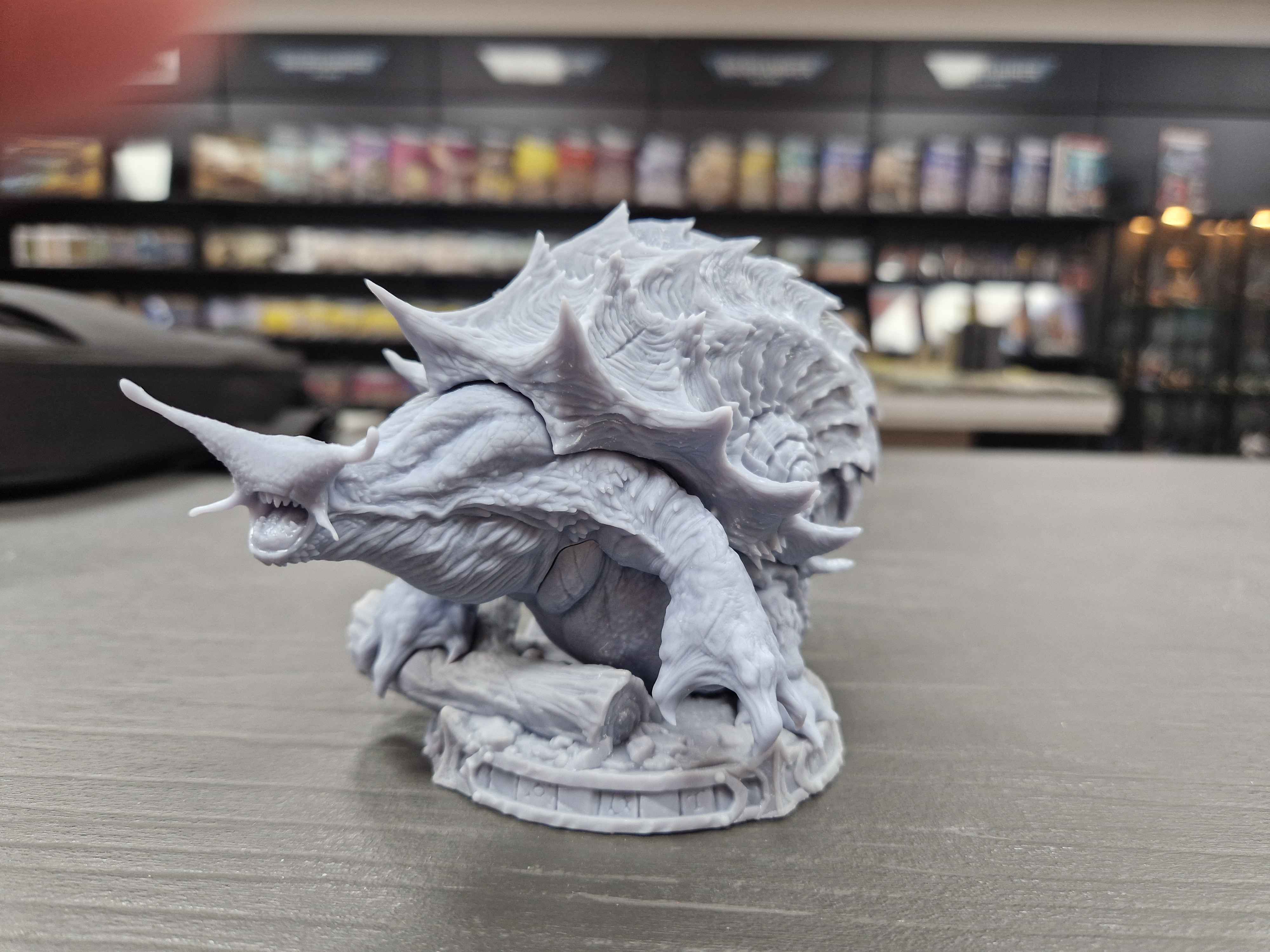 3D Printable Slug, the Snail God by Witchsong Miniatures