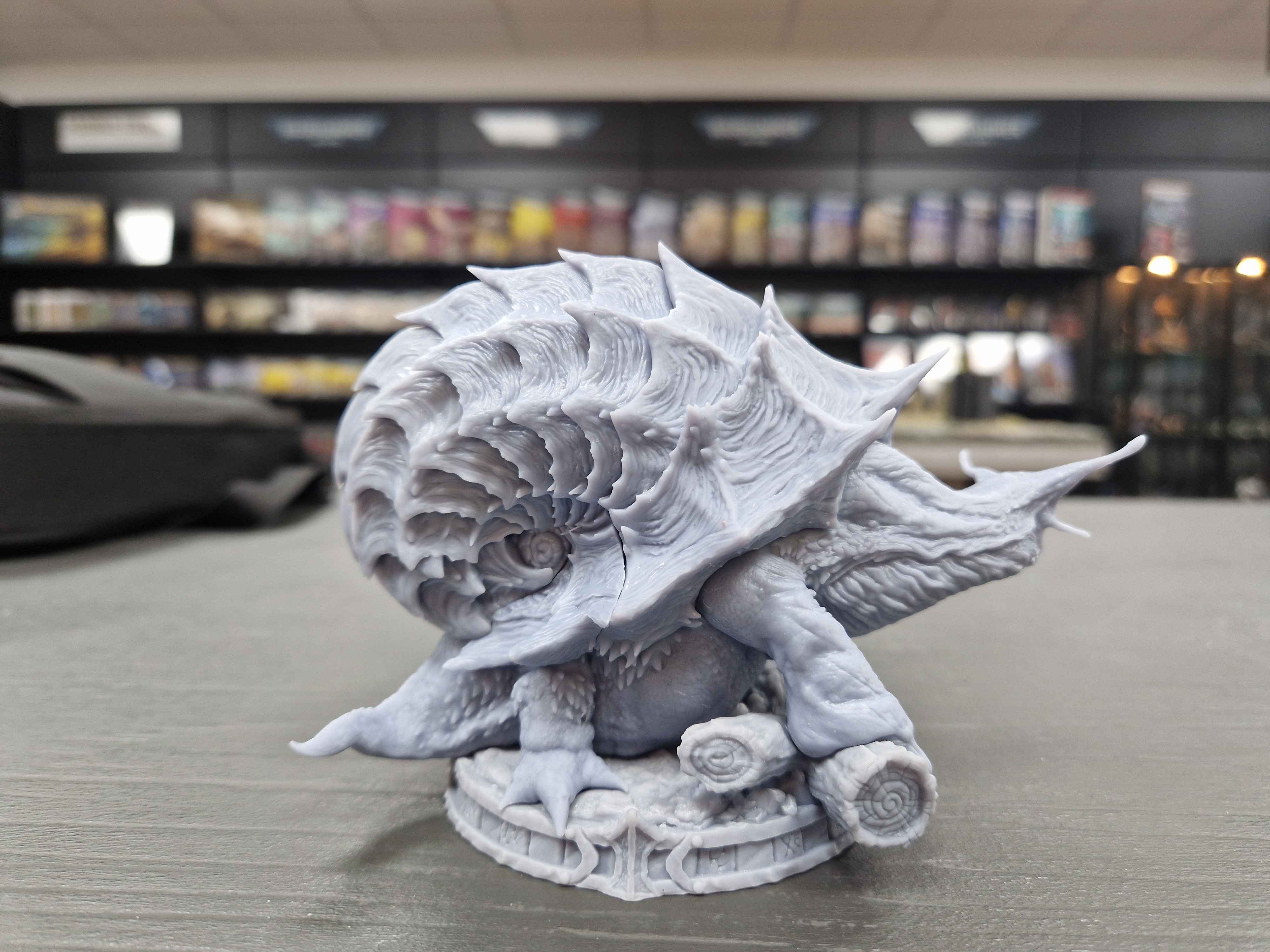 3D Printable Slug, the Snail God by Witchsong Miniatures