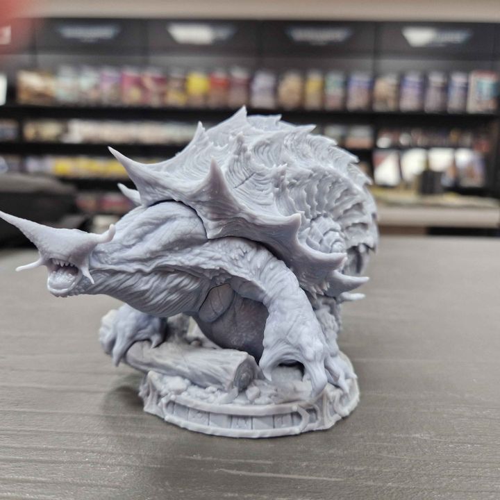 3D Print of Slug, the Snail God by Zaanhammer