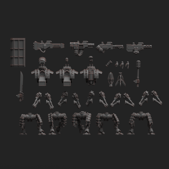 3D Printable Auxilia - Percival Combat Suit by DivergingRealm