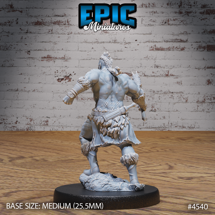 3D Printable Dragon Blood Warrior / Utopian Male Fighter / African ...