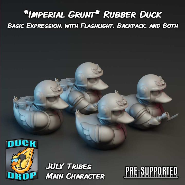 3D Printable Imperial Grunt Rubber Duck - Space Guard Proxy by Mike ...