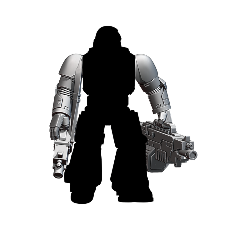 3D Printable Heavy Blaster Kit by Cyberbrush