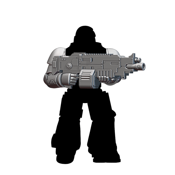 3D Printable Heavy Blaster Kit by Cyberbrush