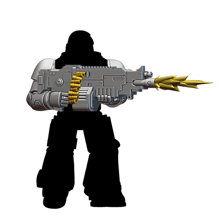 3D Printable Heavy Blaster Kit by Cyberbrush