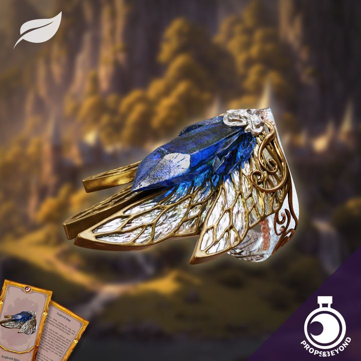 3D Printable Elven Ring by Props&Beyond