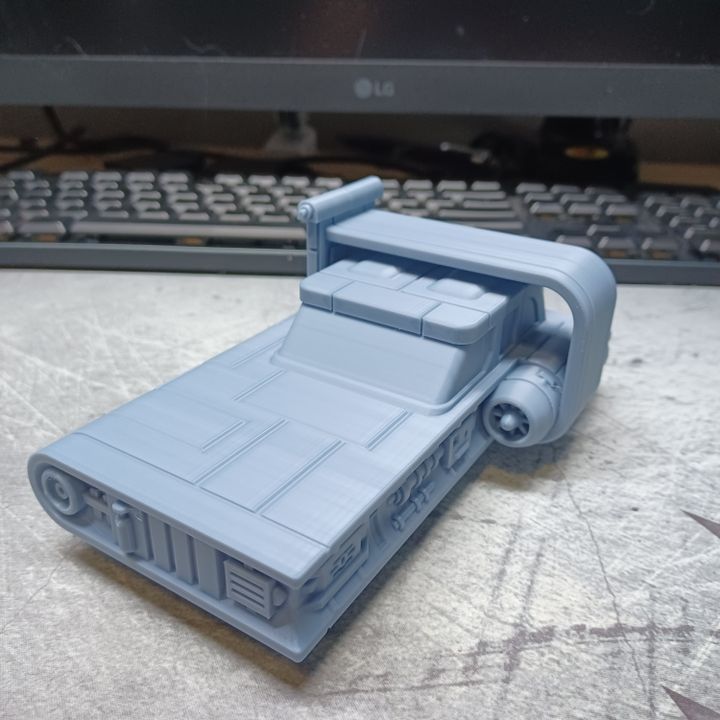 3D Print of SCI-FI AUTOMOBILE 003 by Cowborg