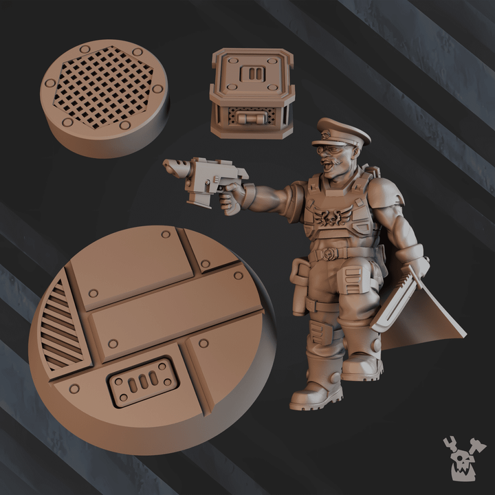 3D Printable GHD Tank Commander George "Whizbang" Dillon by dakkadakka ...