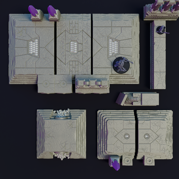 3D Printable Living Necropolis - fantasy FDM terrain by ddd_martin ...