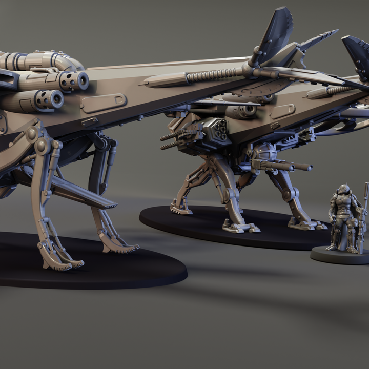 3D Printable Diesel Thopter / Helo by ddd_martin_miniatures