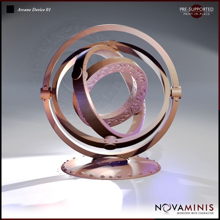 3D Printable Arcane Device 01 by NovaMinis