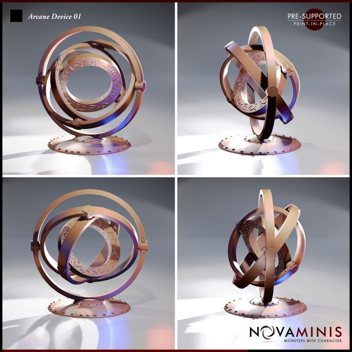 3D Printable Arcane Device 01 by NOVAMINIS