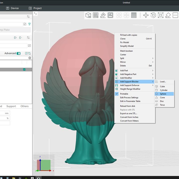 3D Printable Dicky Angel by iradj3d