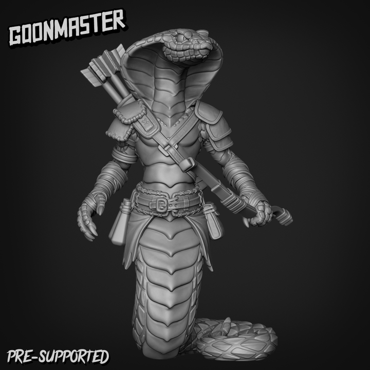 3D Printable Snake Archer 4 by Goon Master
