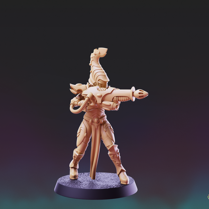 3D Printable Space Elf Subjugator Male - Bundle by PSMiniatures