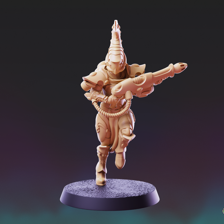 3D Printable Space Elf Subjugator Male - Bundle by PSMiniatures