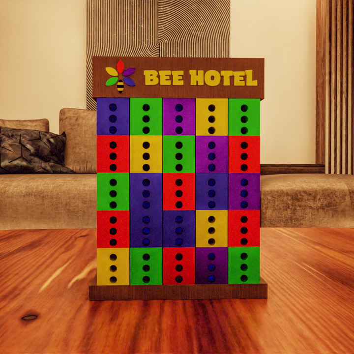 3D Printable Bee Hotel - Modular by Lazy Bear