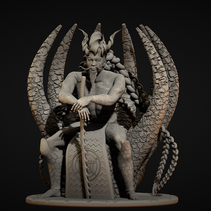 3D Printable Gusion - Great Duke of Hell by Lazy Bear