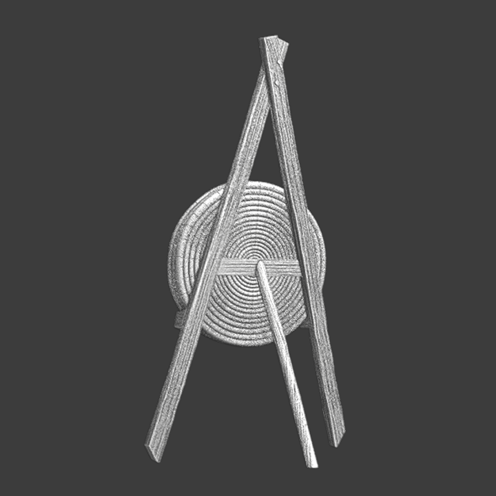 3D Printable Medieval Archer target practice stand by Northern Crusades ...