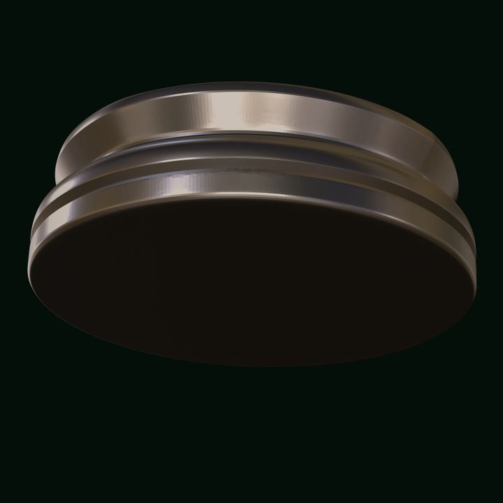 3D Printable Cylindrical podium base by david martin