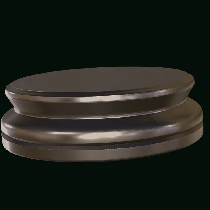 3D Printable Cylindrical podium base by david martin