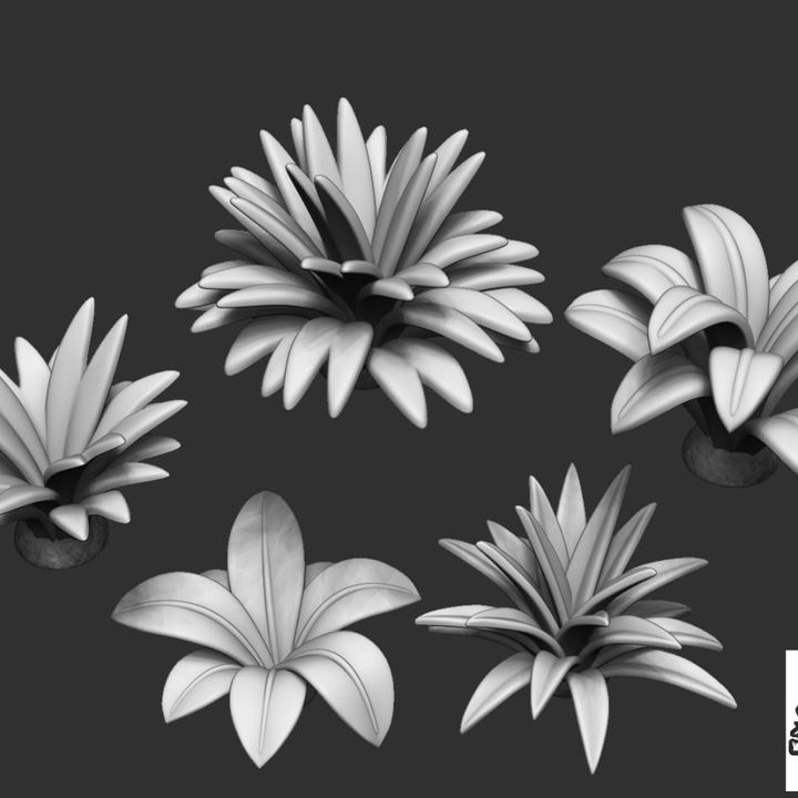 3D Printable Grass pack by Skail