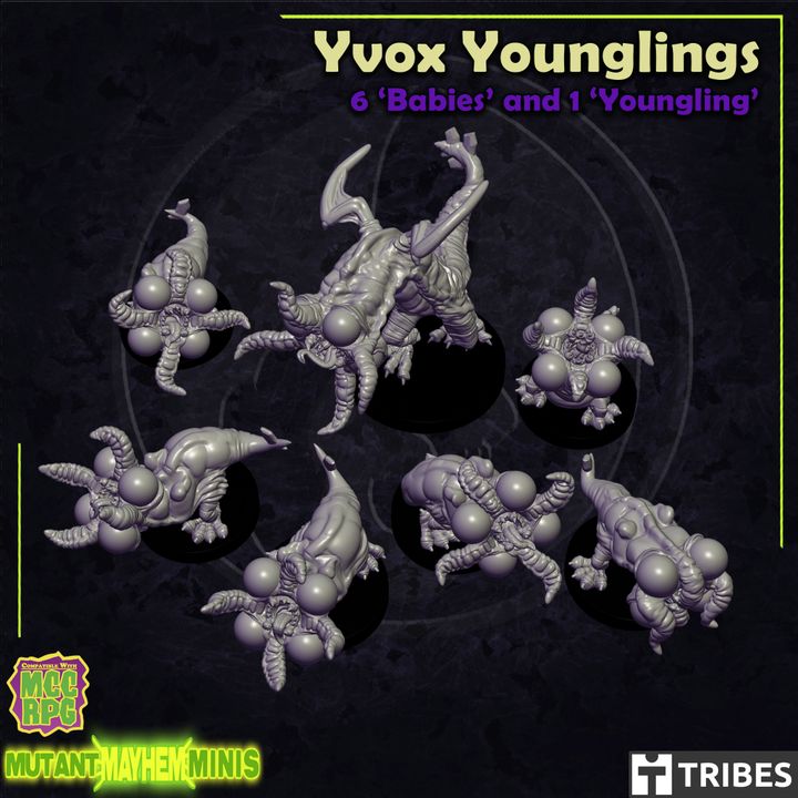 3D Printable Yvox Younglings by Dark-Platypus Studio