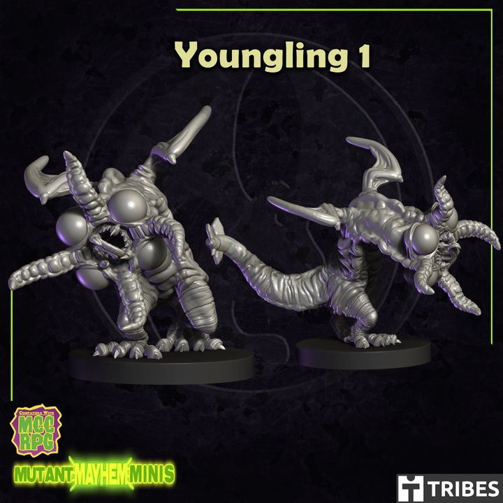 3D Printable Yvox Younglings by Dark-Platypus Studio