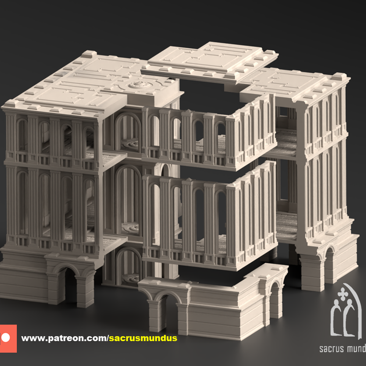 3D Printable Invictaria, Beacon of Progress by Sacrusmundus