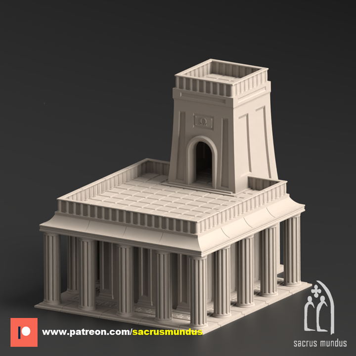 3D Printable Invictaria, Beacon of Progress by Sacrusmundus