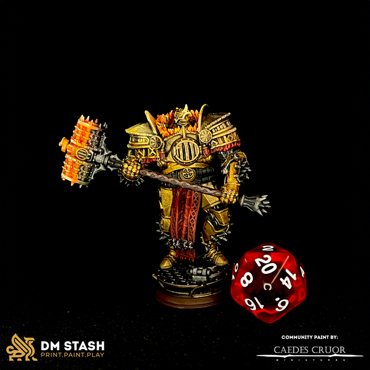 3D Printable Warforged Colossus - Hadrian by DM Stash