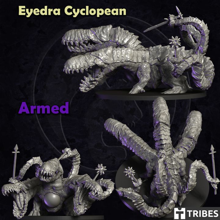 3D Printable Eyedra - Cyclopean by Dark-Platypus Studio