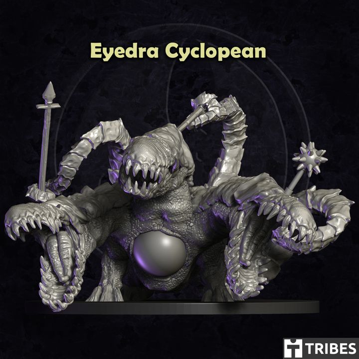 3D Printable Eyedra - Cyclopean by Dark-Platypus Studio
