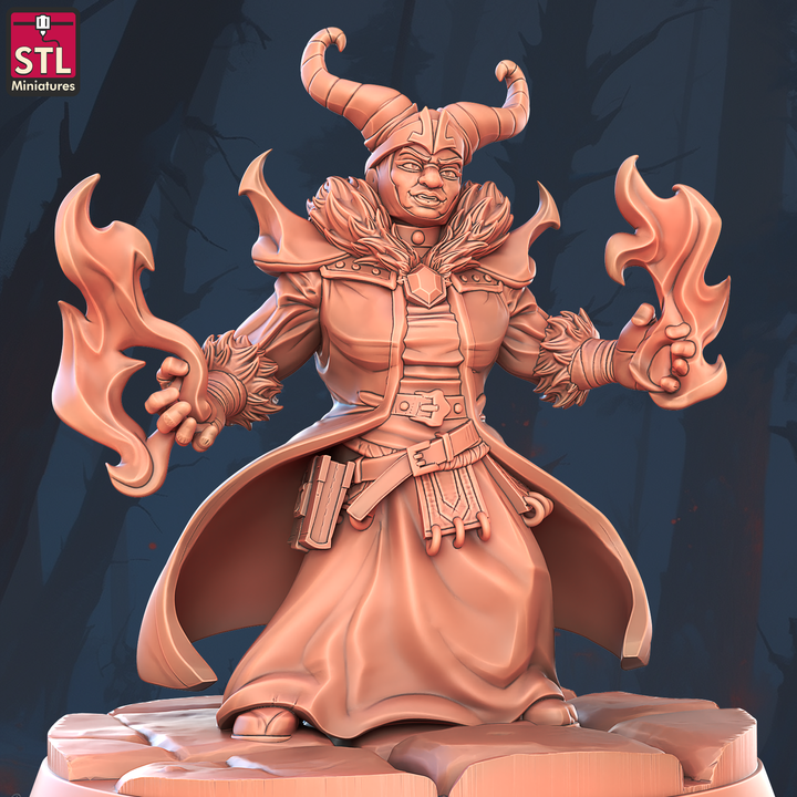 3D Printable Witches Council Set by STL Miniatures