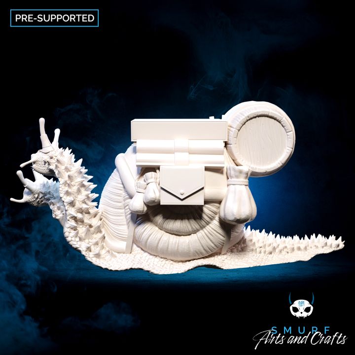 3D Printable Giant Merchant Snail by Smurf Minis