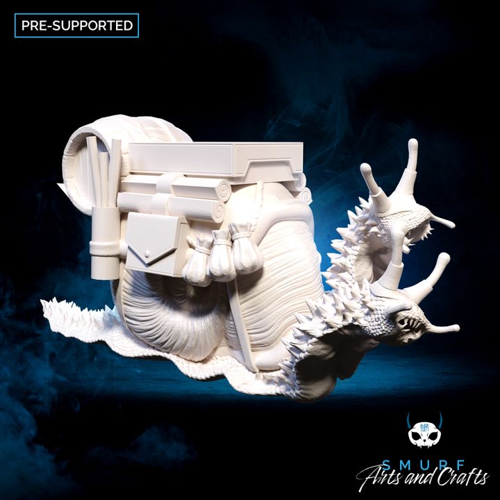 3D Printable Giant Merchant Snail by Smurf Minis