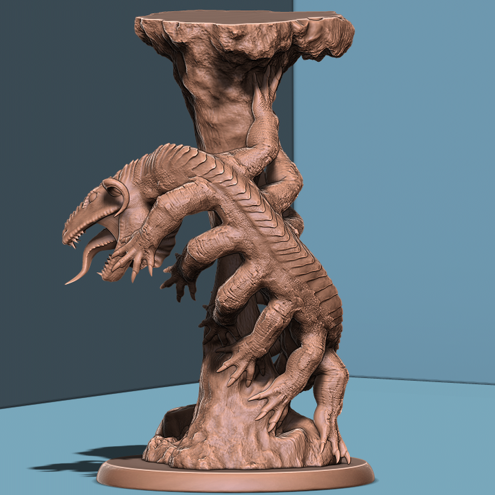3D Printable Behir by Little Shop of Sigil